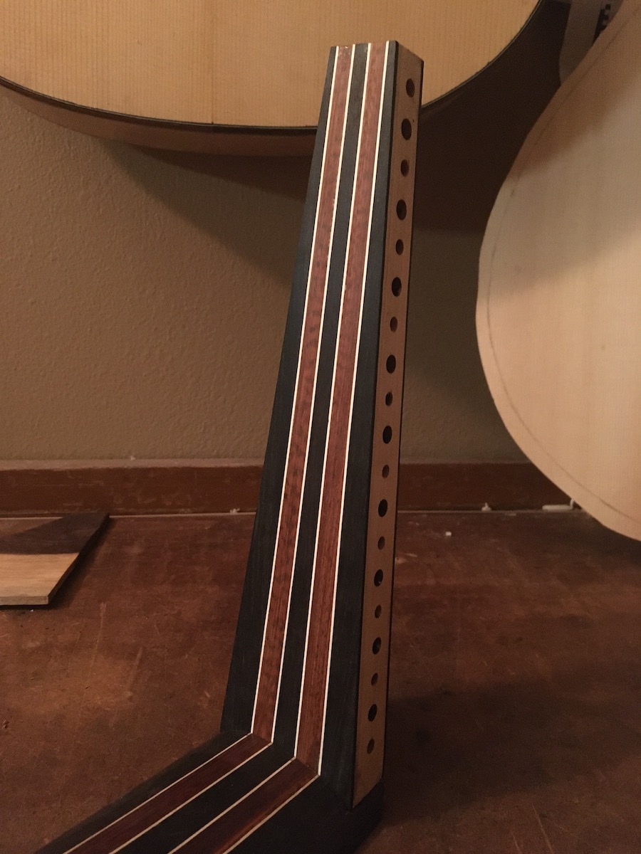 Veneering a Lute Pegbox – Eric shull Portland luthier